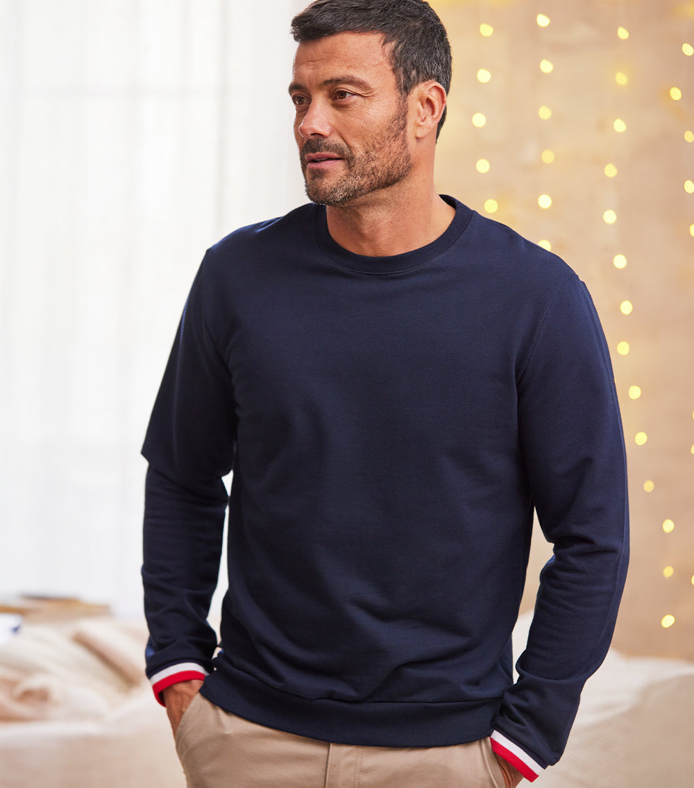 Sweat Homme Supporter Marine - Intemporel - Made in France - Cocorico