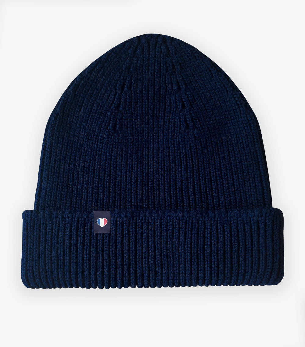 Bonnet Homme Bleu marine - Made in France - Cocorico