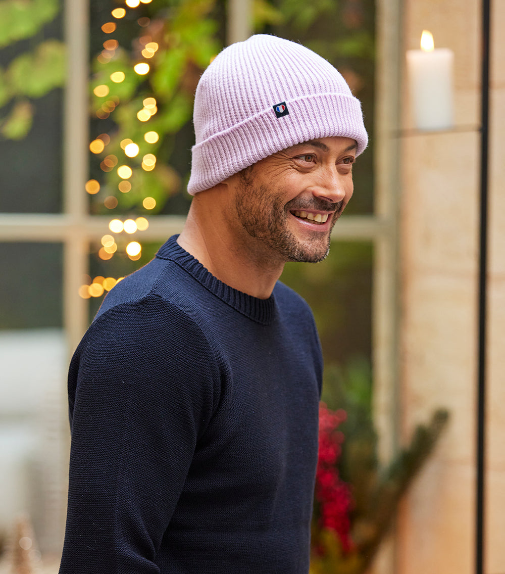 Bonnet Homme Lilas - Made in France - Cocorico