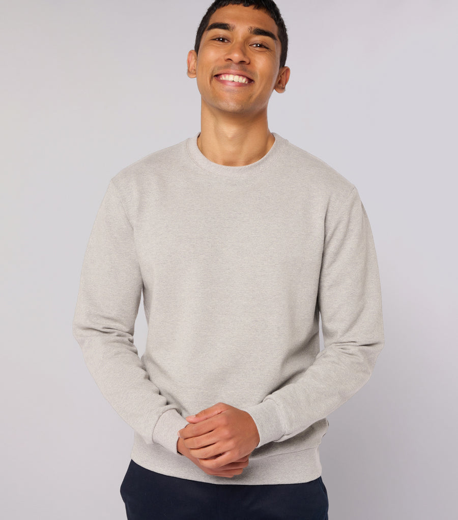 Sweat Homme Gris - Intemporel - Made in France - Cocorico