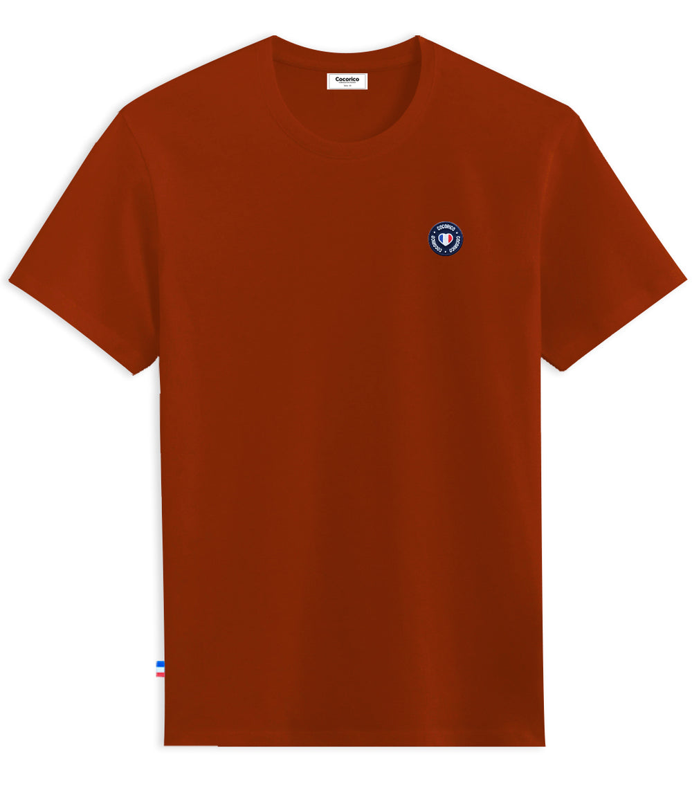 T-shirt Homme Terracotta - Le Blason - Made in France - Cocorico